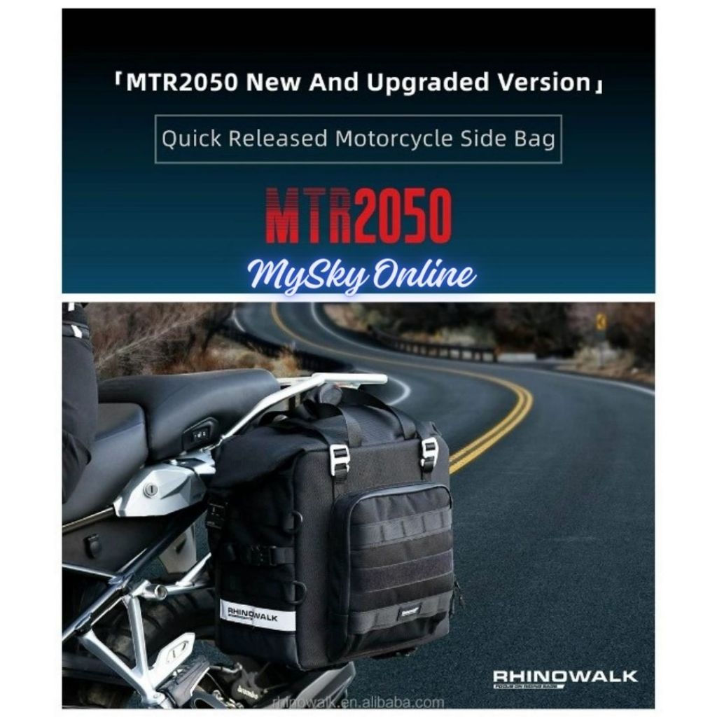 RHINOWALK Quick Release Motorcycle Side Pannier Bag (1PC ONLY) NEW ...