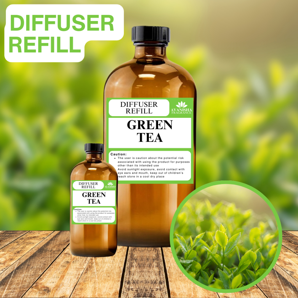 Green Tea, Diffuser Refill 120ml Oil Base | Shopee Philippines