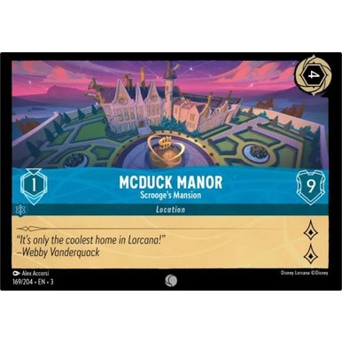 McDuck Manor Scrooge's Mansion Common Disney Lorcana Into the Inklands ...