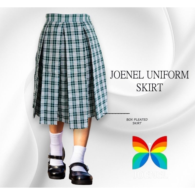 JOENEL SCHOOL UNIFORM PALDA CHEKERED GREEN | Shopee Philippines