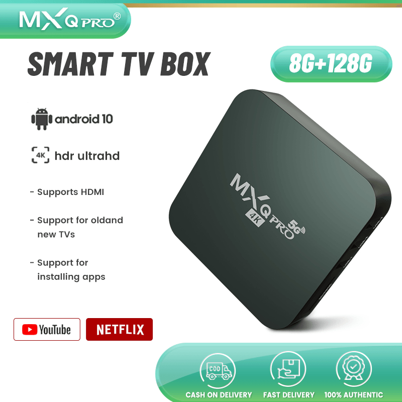 MXQ PRO Tv Box Original Digibox Wifi Box For Non Smart Tv Android 10.0 ...