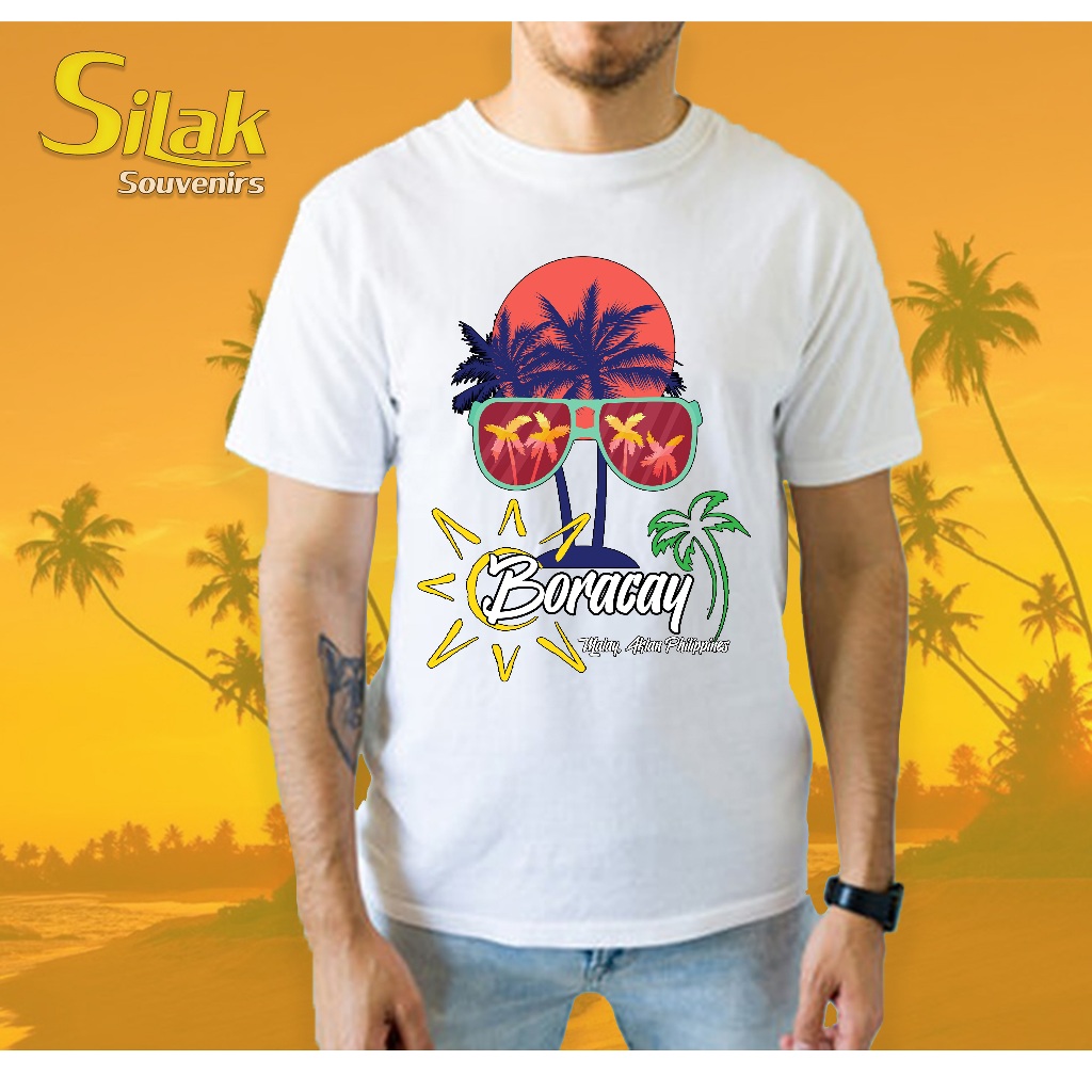 Boracay Philippines t shirt souvenirs cotton spandex adult and kids ...