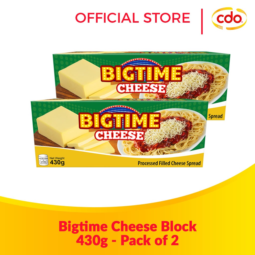 CDO BIGTIME Cheese 430g - Pack of 2 | Shopee Philippines