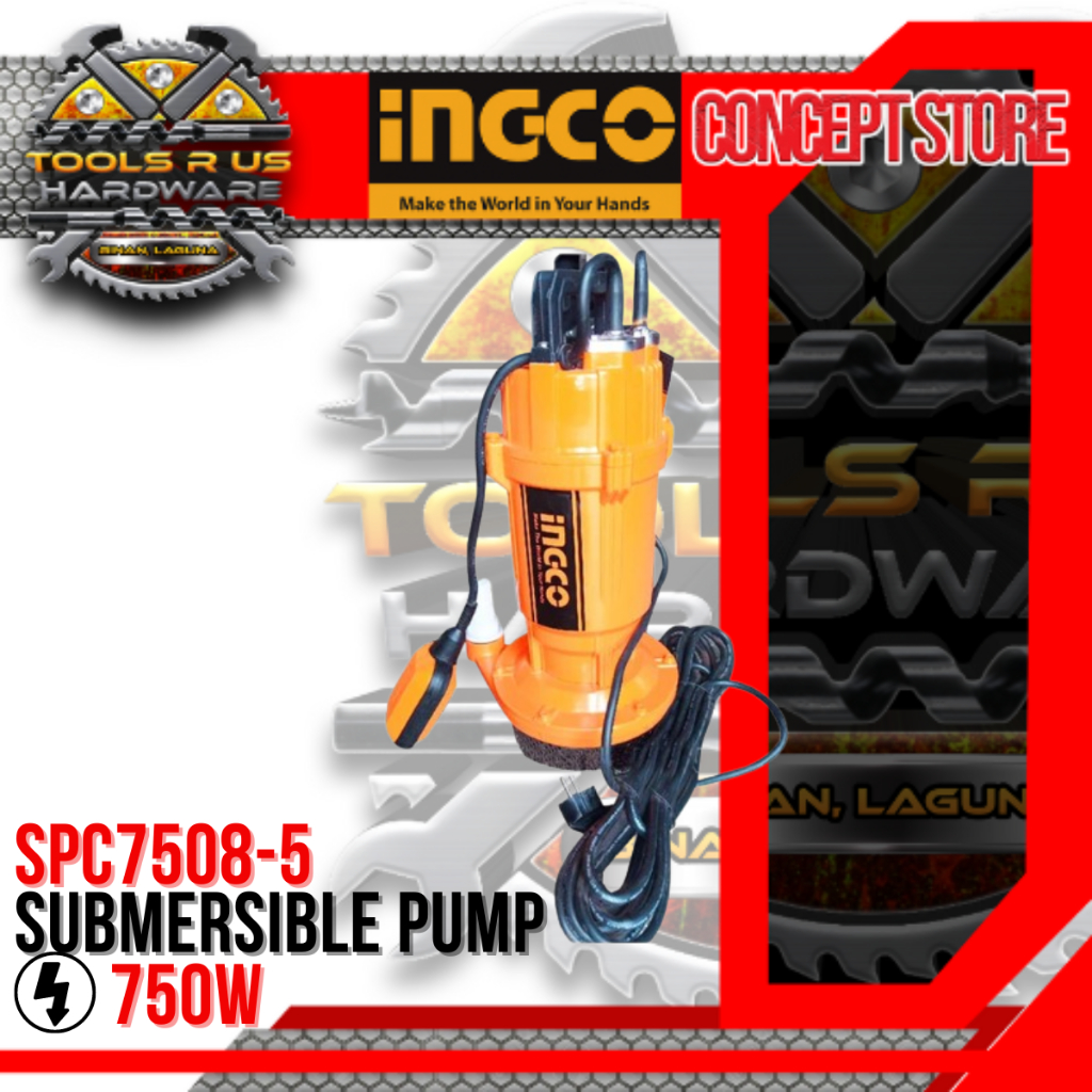 INGCO SUBMERSIBLE PUMP 750W SPC7508-5 | POWER TOOLS | BINAN, LAGUNA ...