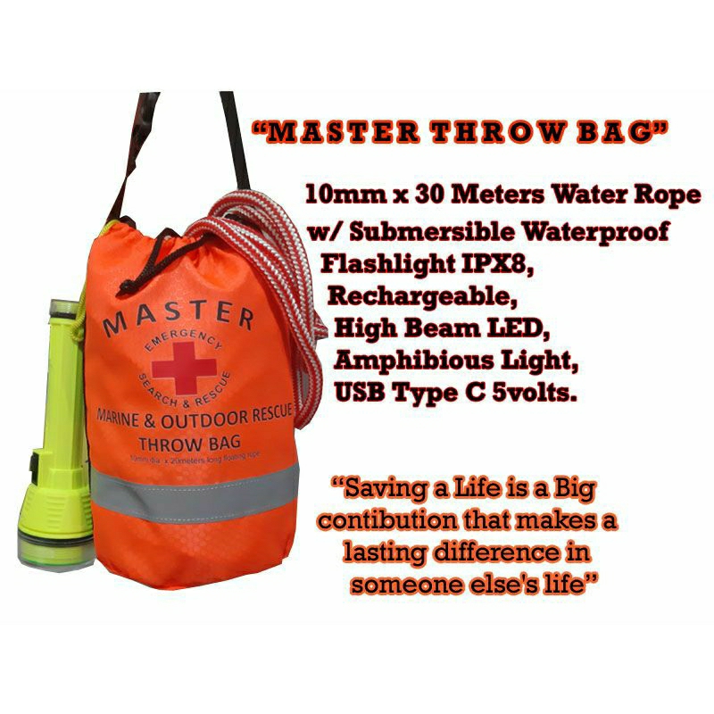 Throw Bag Water Rescue Rope Water Rope Floating Rope Emergency Rope ...
