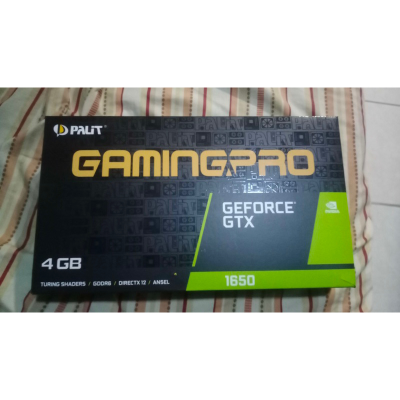Palit GeForce GTX 1650 GamingPro 4GB GDDR6 Graphics Card | Shopee ...