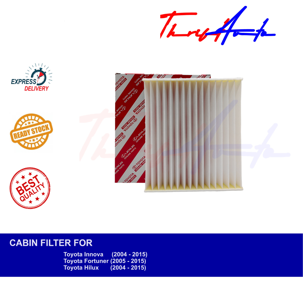AC Cabin Filter for Toyota Innova (2004-2015), Fortuner (2005-2015) and ...