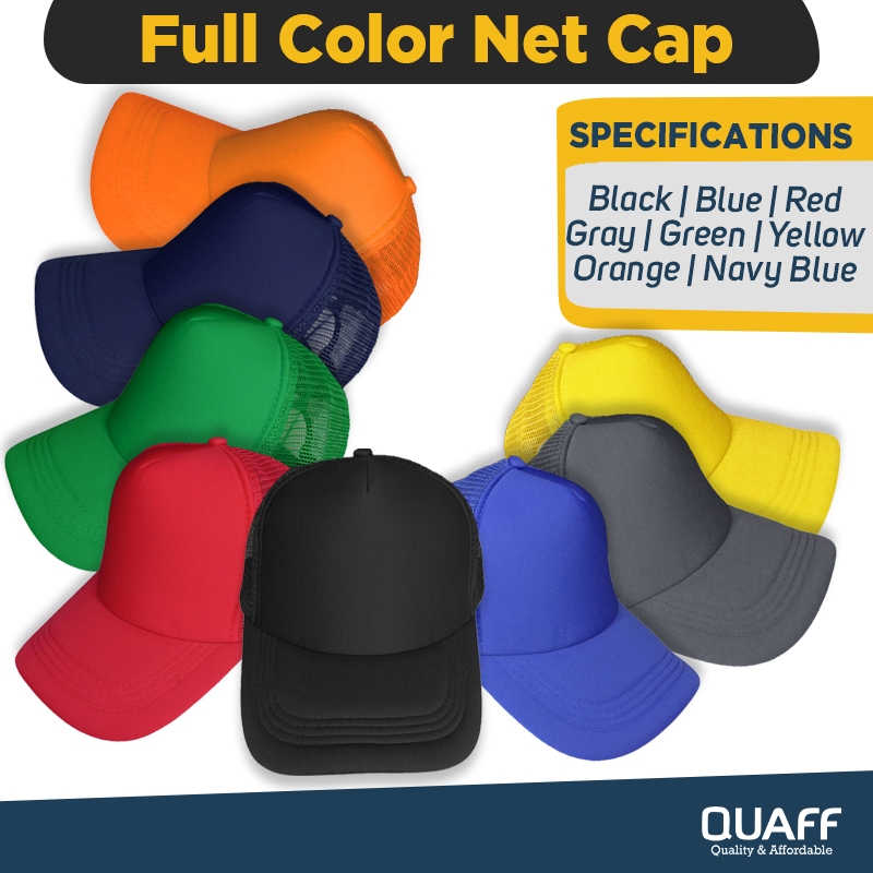 QUAFF Sublimation Net Cap FULL COLOR | Shopee Philippines