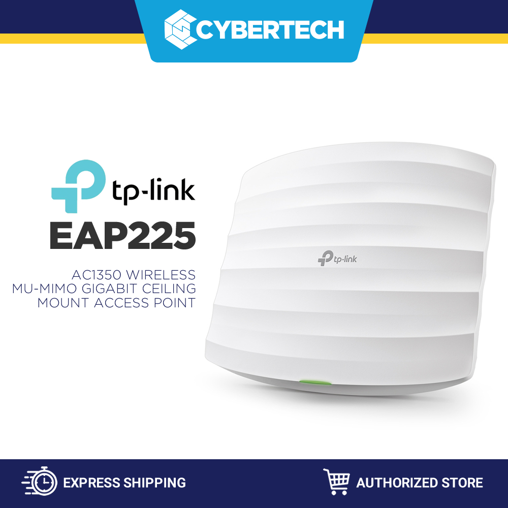 Cybertech TP-Link EAP225 AC1350 Wireless MU-MIMO Gigabit Ceiling Mount ...