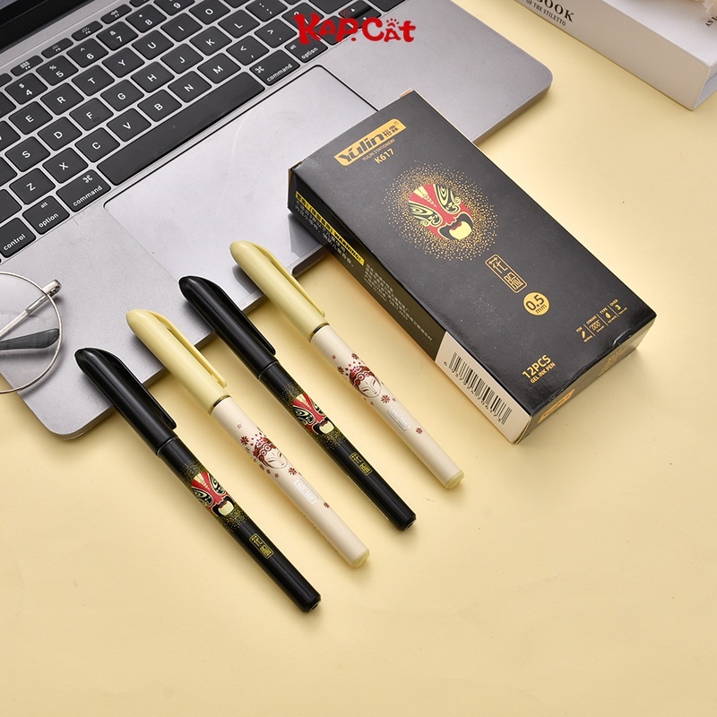 KAP.CAT YULIN K617 GEL PEN 12PCS SCHOOL SUPPLIES/GIVEAWAYS | Shopee ...