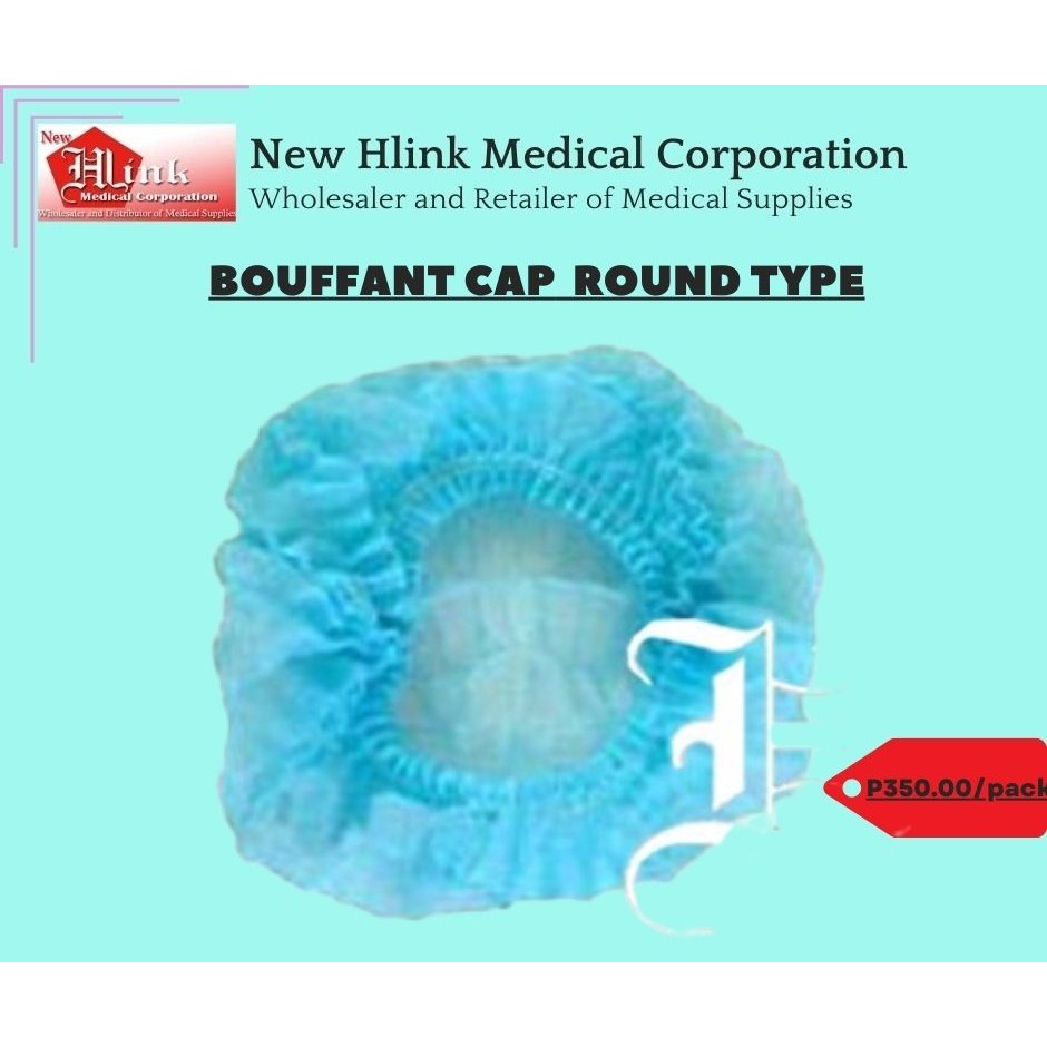 Surgical Bouffant Cap Round type (100pcs) ORMED BRAND | Shopee Philippines