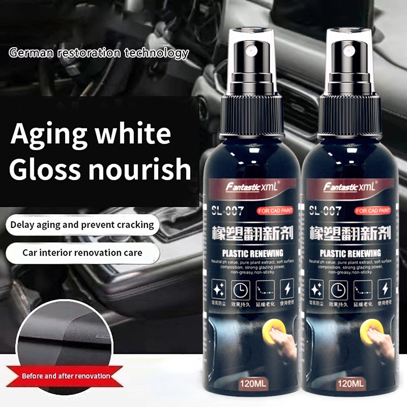 Car Plastic Restorer Back To Black Gloss Cleaning Auto Polish Repair ...