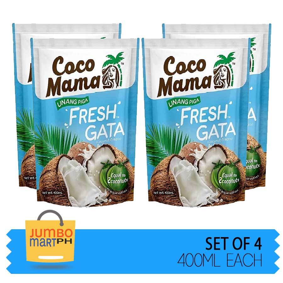 COCO MAMA FRESH GATA 400ML / SET OF 4 | Shopee Philippines