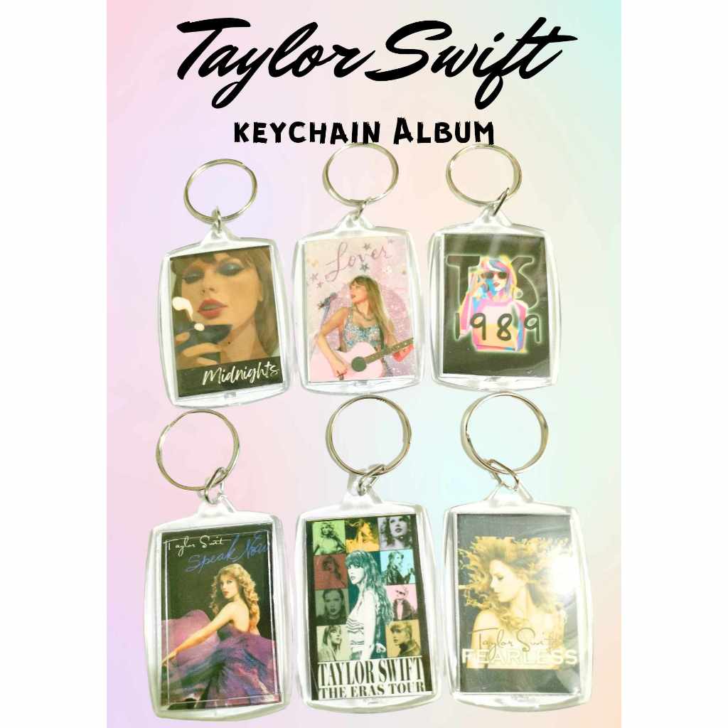 Acrylic Taylor Swift Album Keychain | Shopee Philippines
