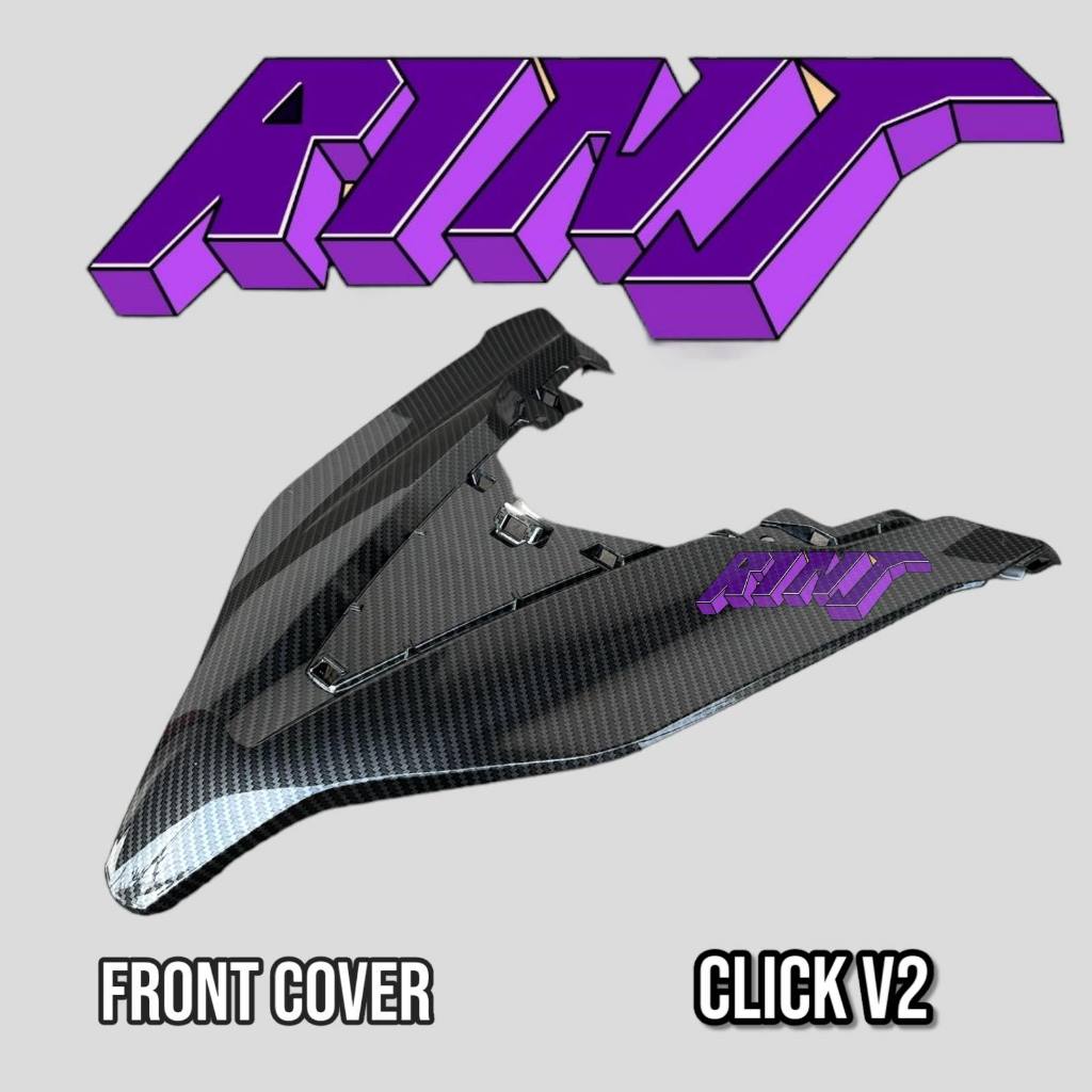 Honda Click Front Center Cover V2 Carbon | Shopee Philippines