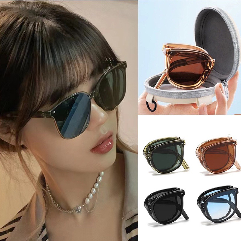 SUN9305 Foldable Oversized Sunglasses Eyewear Compact Travel Size ...