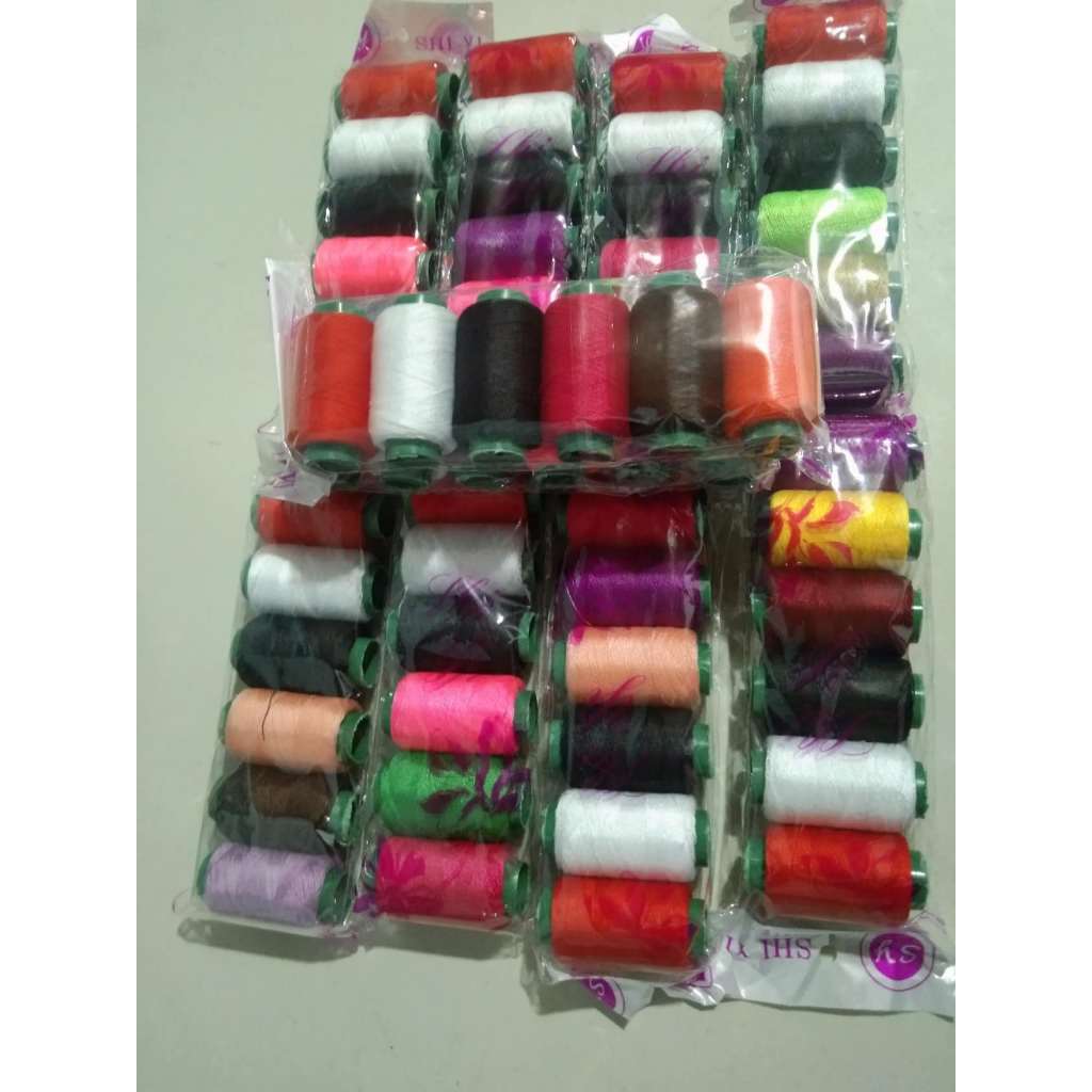 SINULID HAND SEWING HIGH QUUALITY 6 PCS ASSORTED COLOR IN ONE SET ...