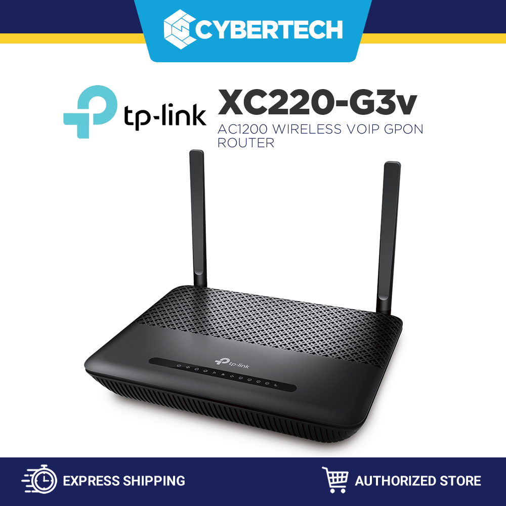 Cybertech TP-Link XC220-G3v AC1200 Wireless VoIP GPON Router | Shopee ...