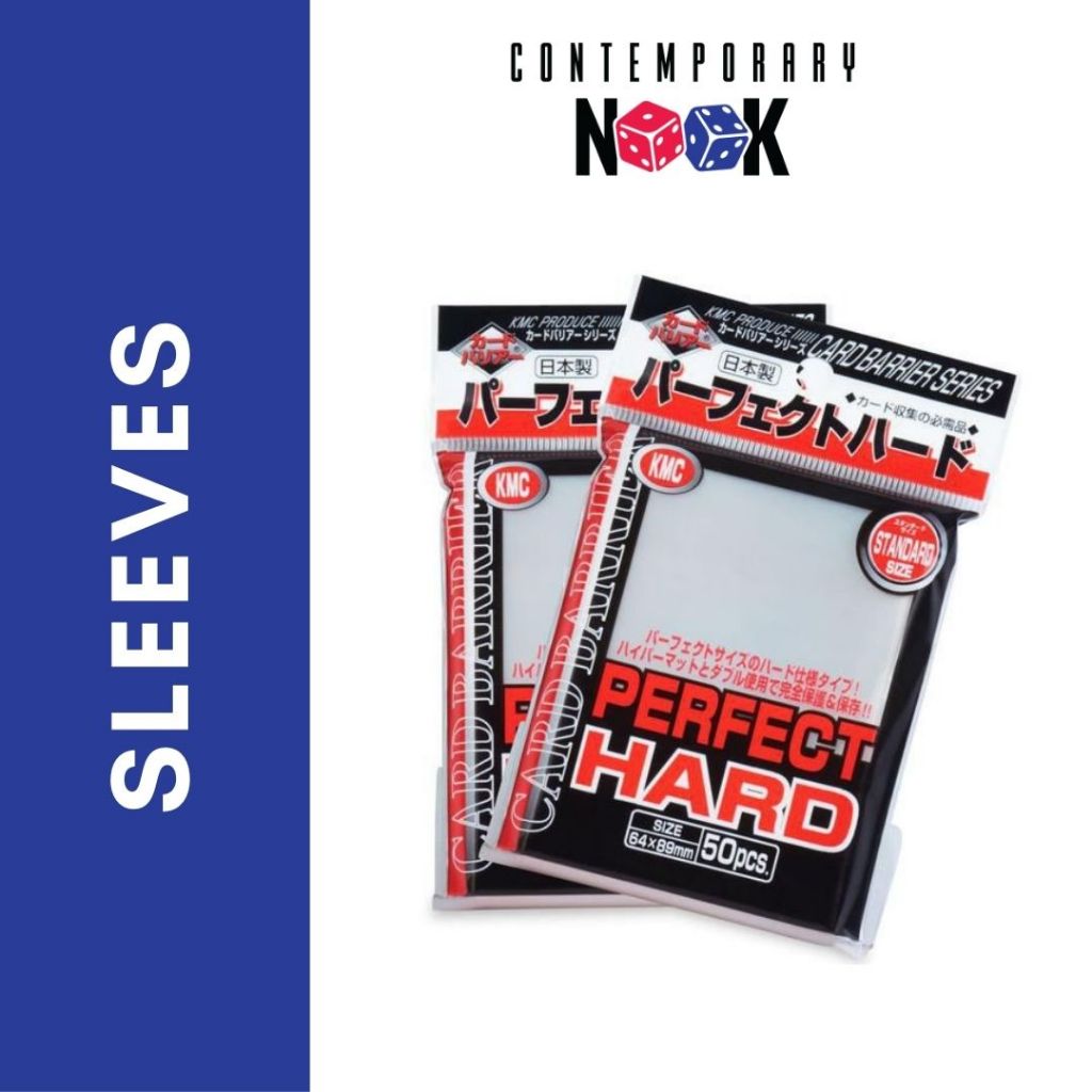 KMC: Perfect Hard Sleeves - 50 Pieces Authentic Card Sleeves ...