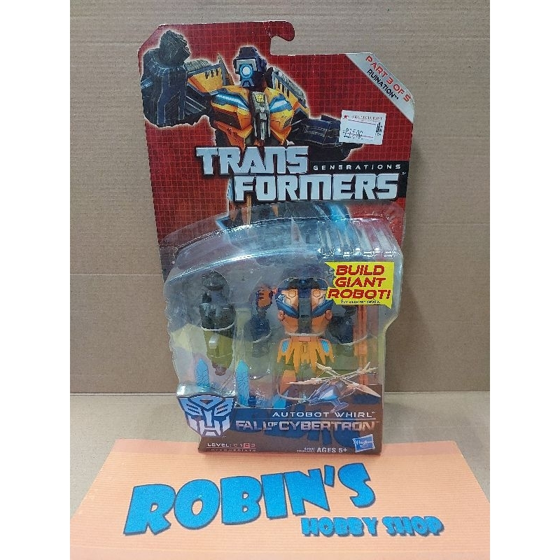 Hasbro Transformers Fall of Cybertron Autobot Whirl | Shopee Philippines