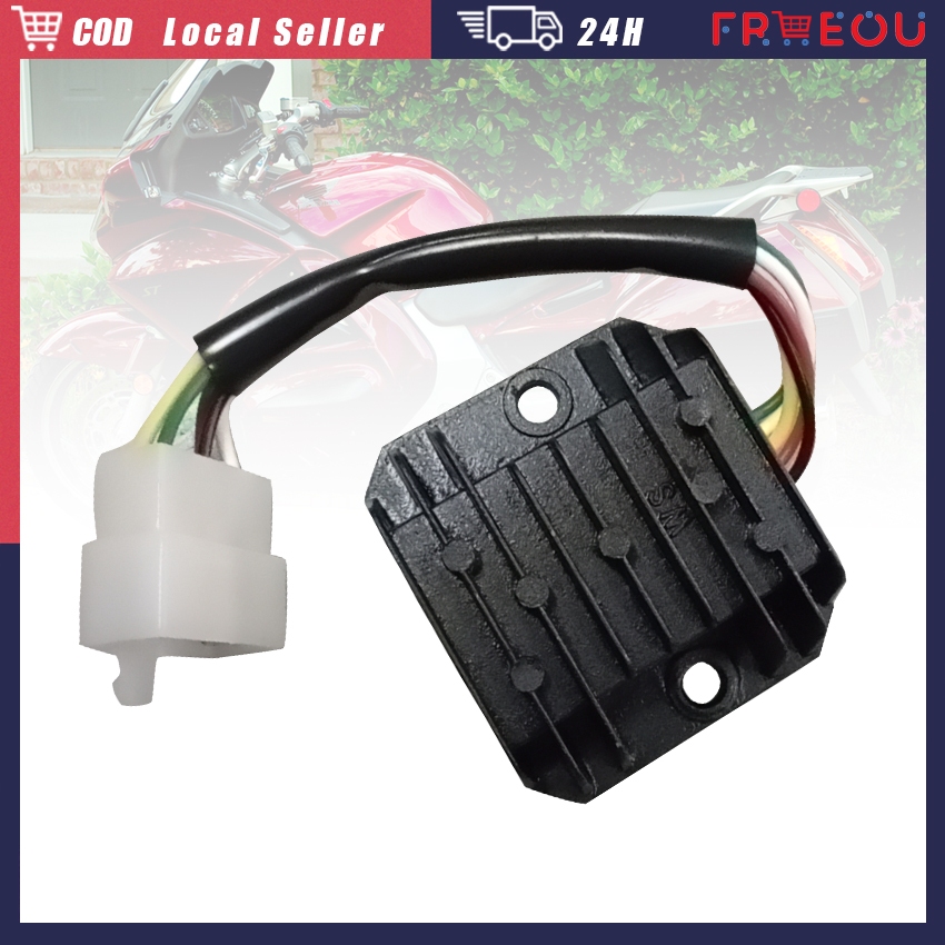12V DC 5 Wire Full Wave Motorcycle Regulator Rectifier 5Pin For GY6 125 ...