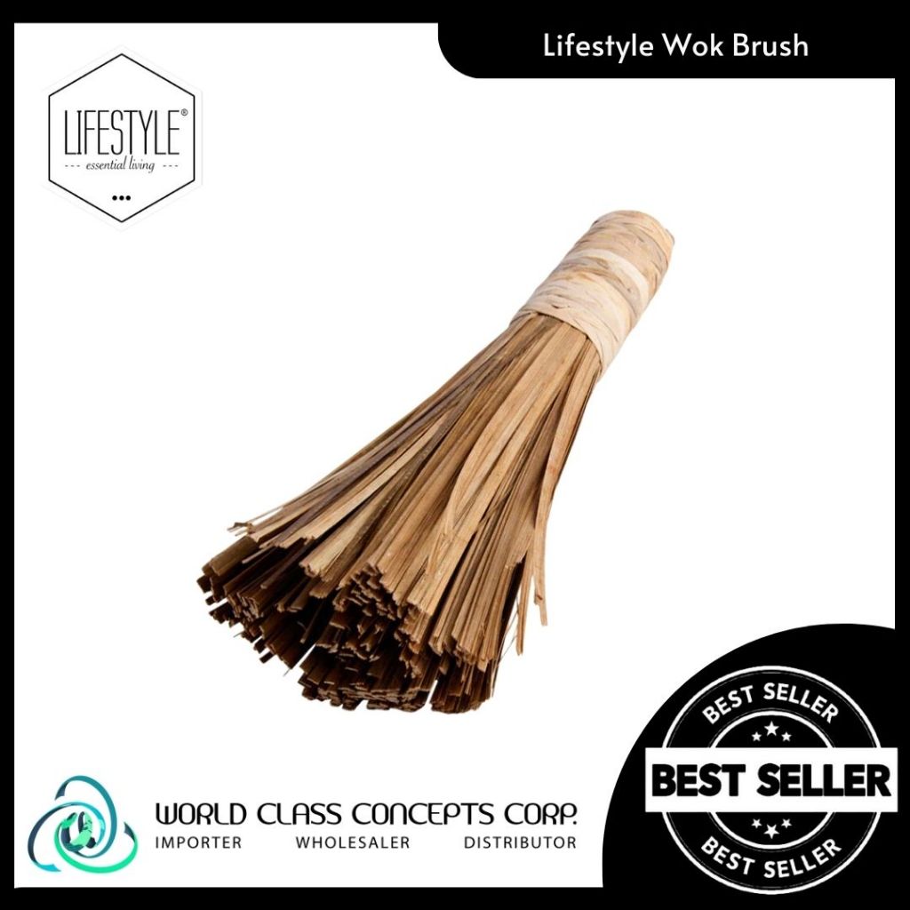 Lifestyle Bamboo Wok Cleaner Wok Brush Chinese Wok Cleaning Brush ...