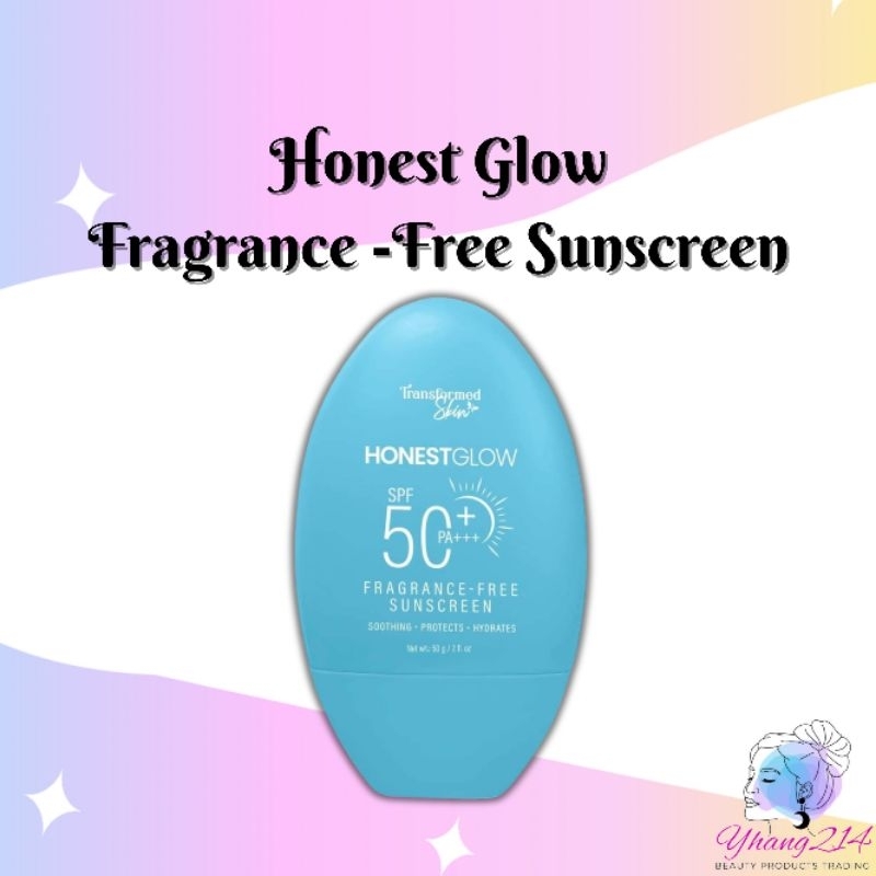 Honest Glow Fragrance Free Sunscreen | Shopee Philippines
