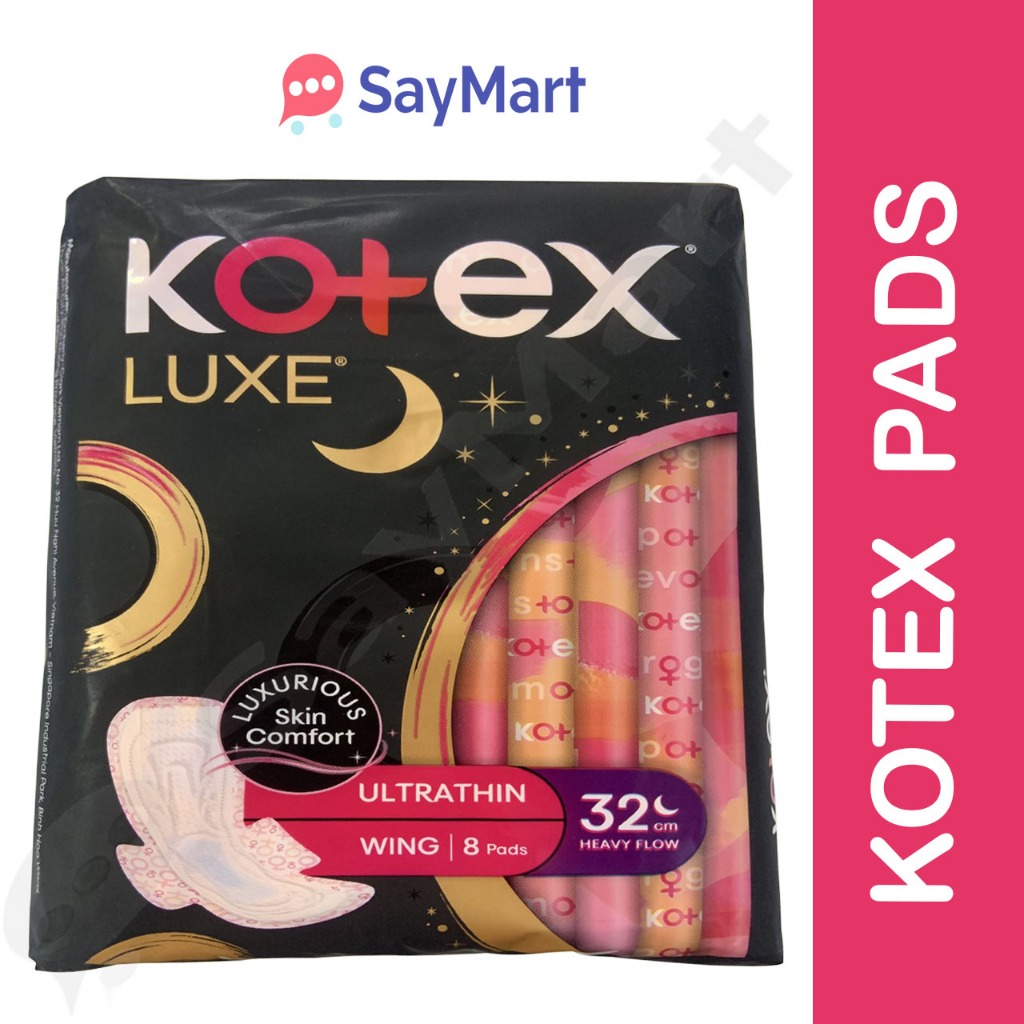 KOTEX LUXE ULTRATHIN OVERNIGHT 32CM 8pads | Shopee Philippines