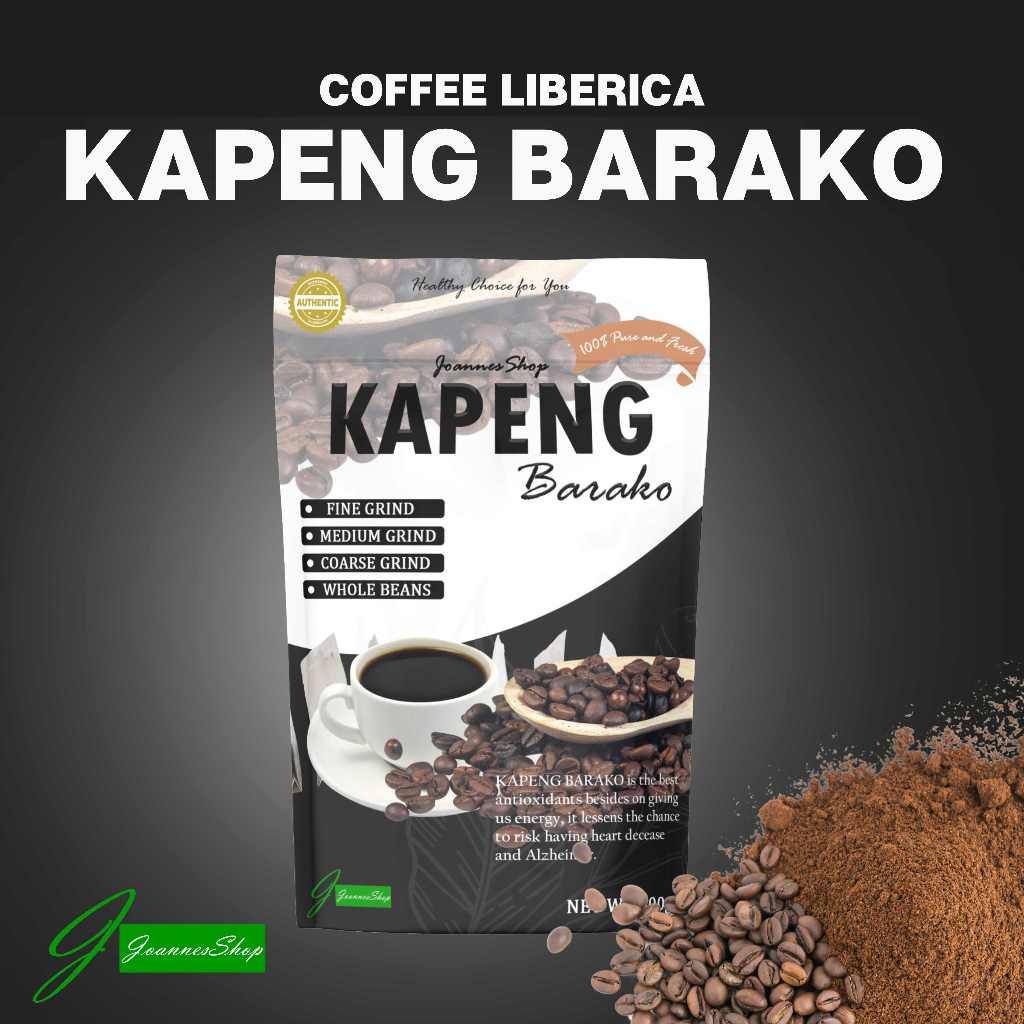 DARK ROASTED ORIGINAL KAPENG BARAKO (COFFEE LIBERICA) BULK PACKAGING ...