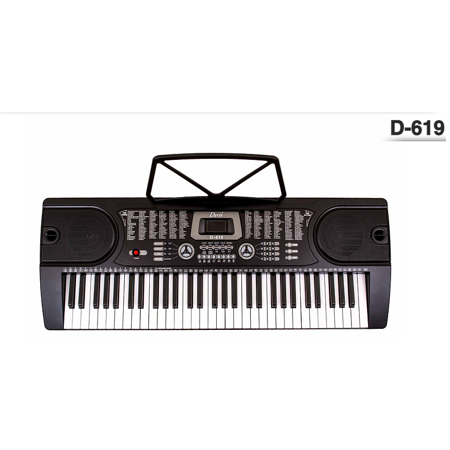 Davis D-619 61Key Piano with Keyboard Stand | Shopee Philippines