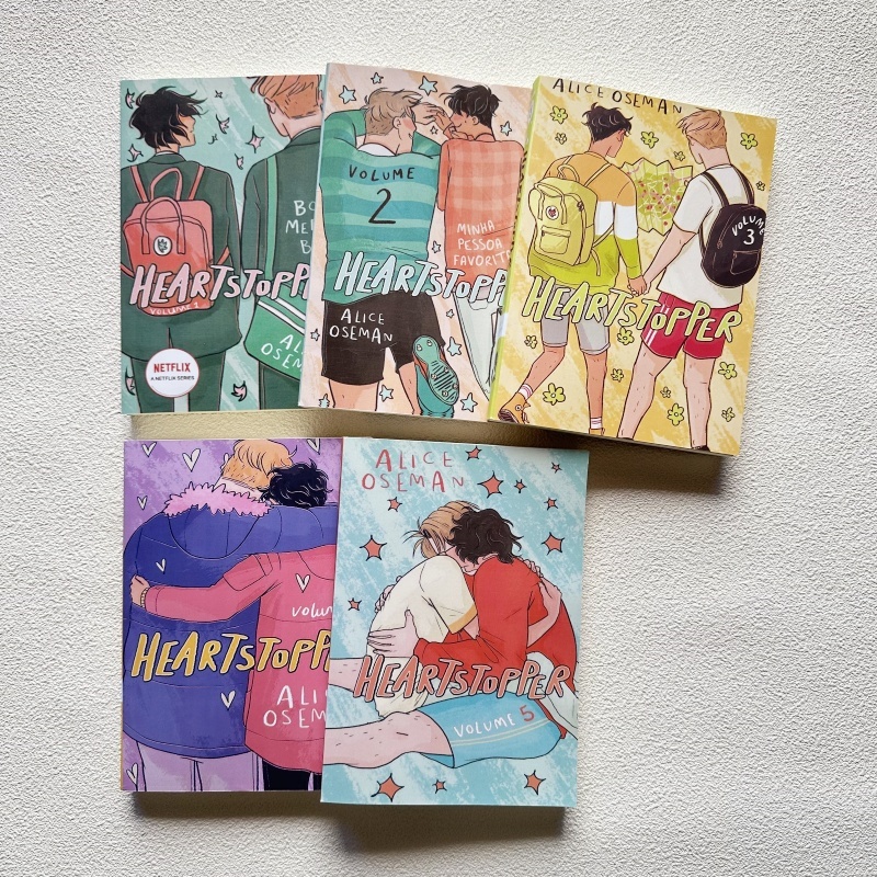 【Ready Stock】Heartstopper Book Series by Alice Oseman Vol 1-5 ...