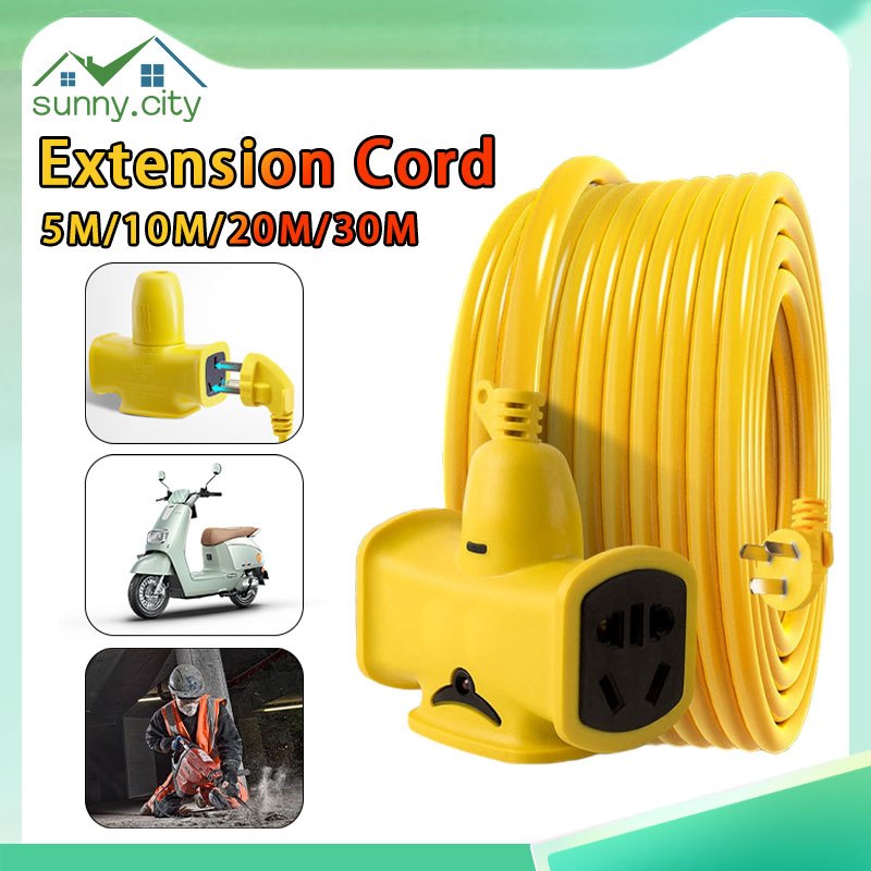 Extension Cord Socket With Cable Electric Vehicle Charging Extension ...