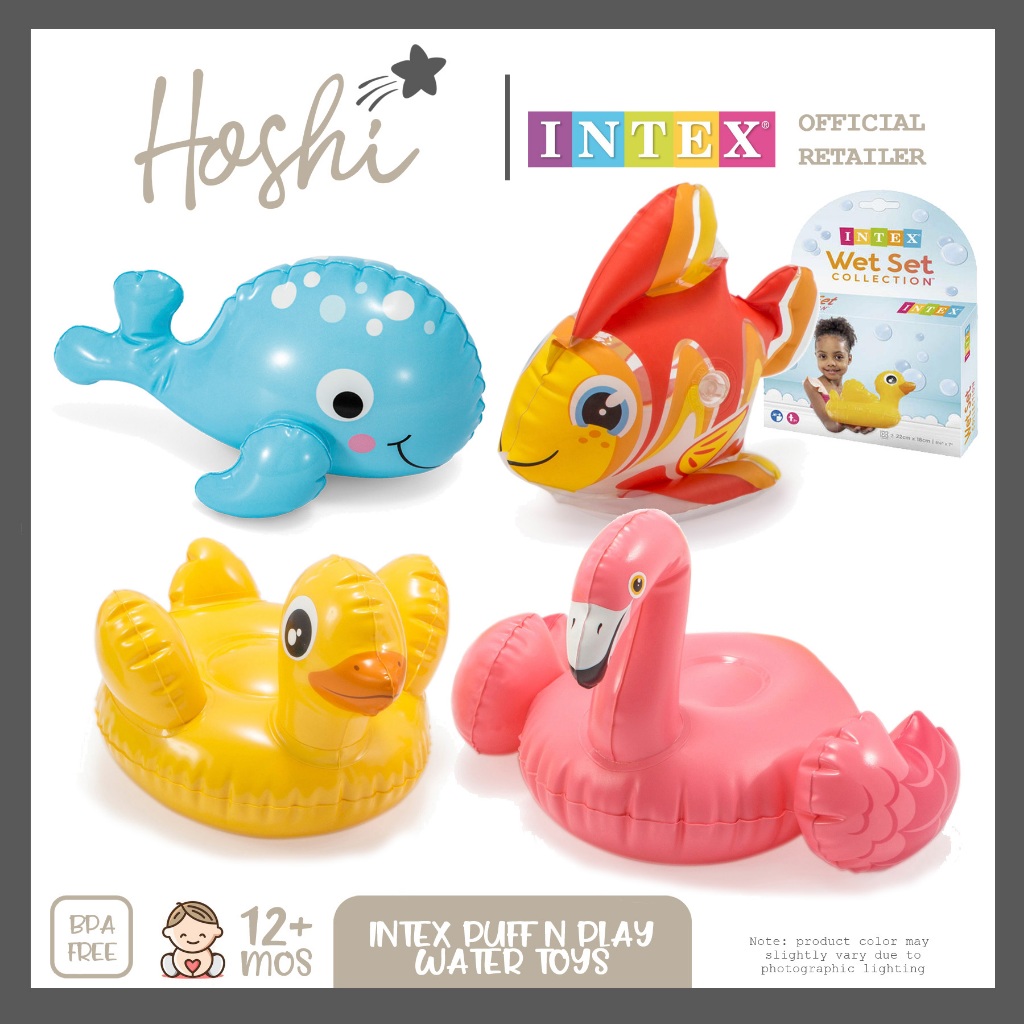 Hoshi Baby x Intex Puff N Play Water Toys, Inflatable Water Pool and ...