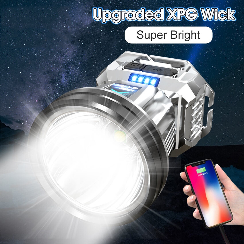Headlamp Flashlight Led Usb Rechargeable Water Proof Head Flashlight ...