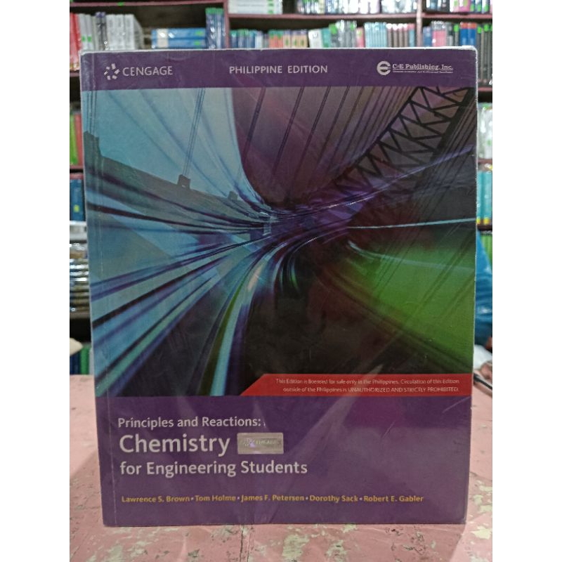 Principles and Reactions Chemistry for Engineering Students by Brown/Holme/Peterson | Shopee ...
