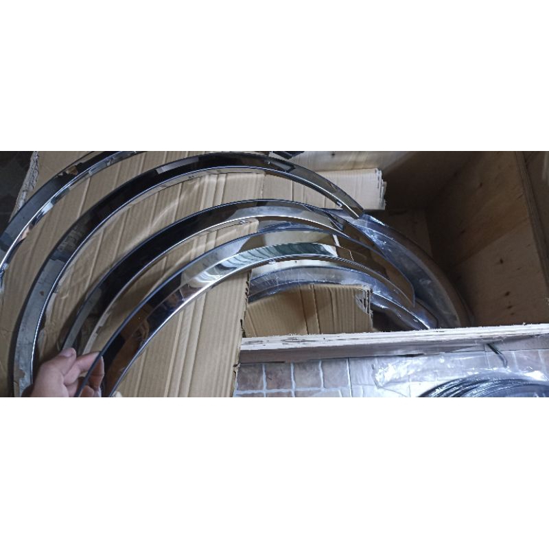 fender flares stainless DA64V/64W DA17V/W SET 4 PCSNEW STOCKS | Shopee ...