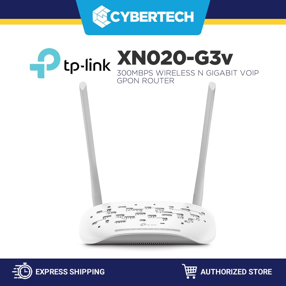 Cybertech TP-Link XN020-G3v 300Mbps Wireless N Gigabit VoIP GPON Router ...