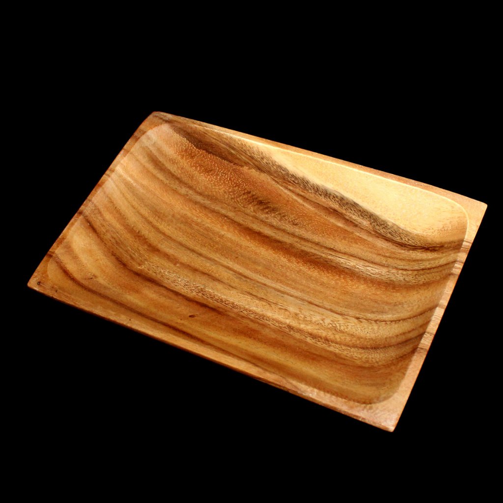 3 pcs / 4 pcs Rectangular Wooden Plate 1x7x10 inches | Shopee Philippines