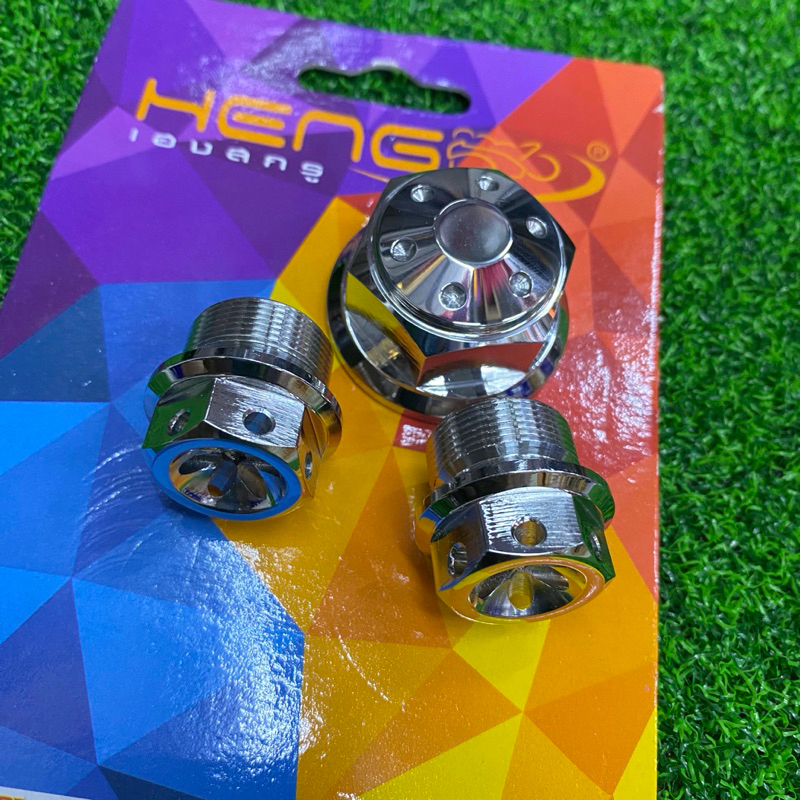 Heng innertube bolt and center nut sonic for sonic / Xrm set sold ...