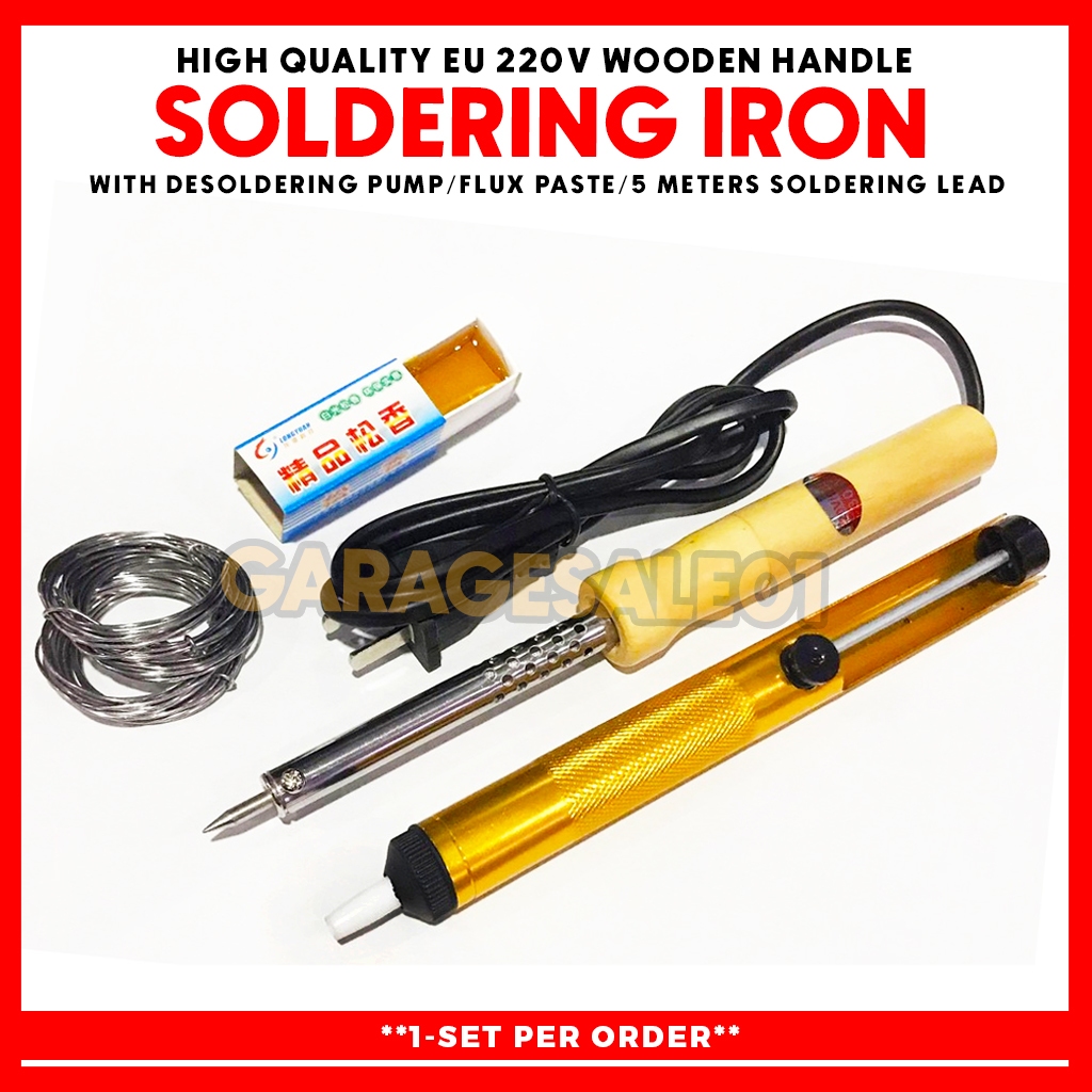 GS Soldering Iron SET – Includes Soldering Flux, Soldering Lead ...