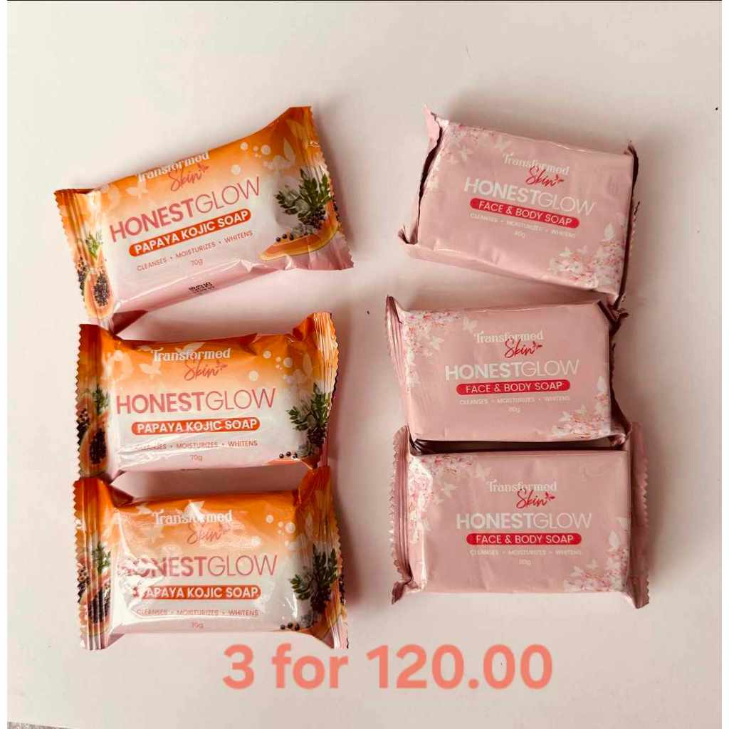 HONEST GLOW FACE & BODY SOAP BUNDLE 3 PCS | Shopee Philippines