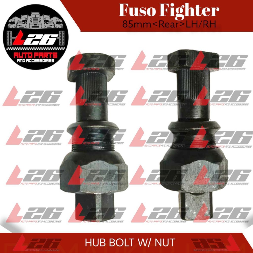 Mitsubishi Fuso Fighter TRUCK 85mm HUB BOLT W/ NUT REAR RH/LH | Shopee ...