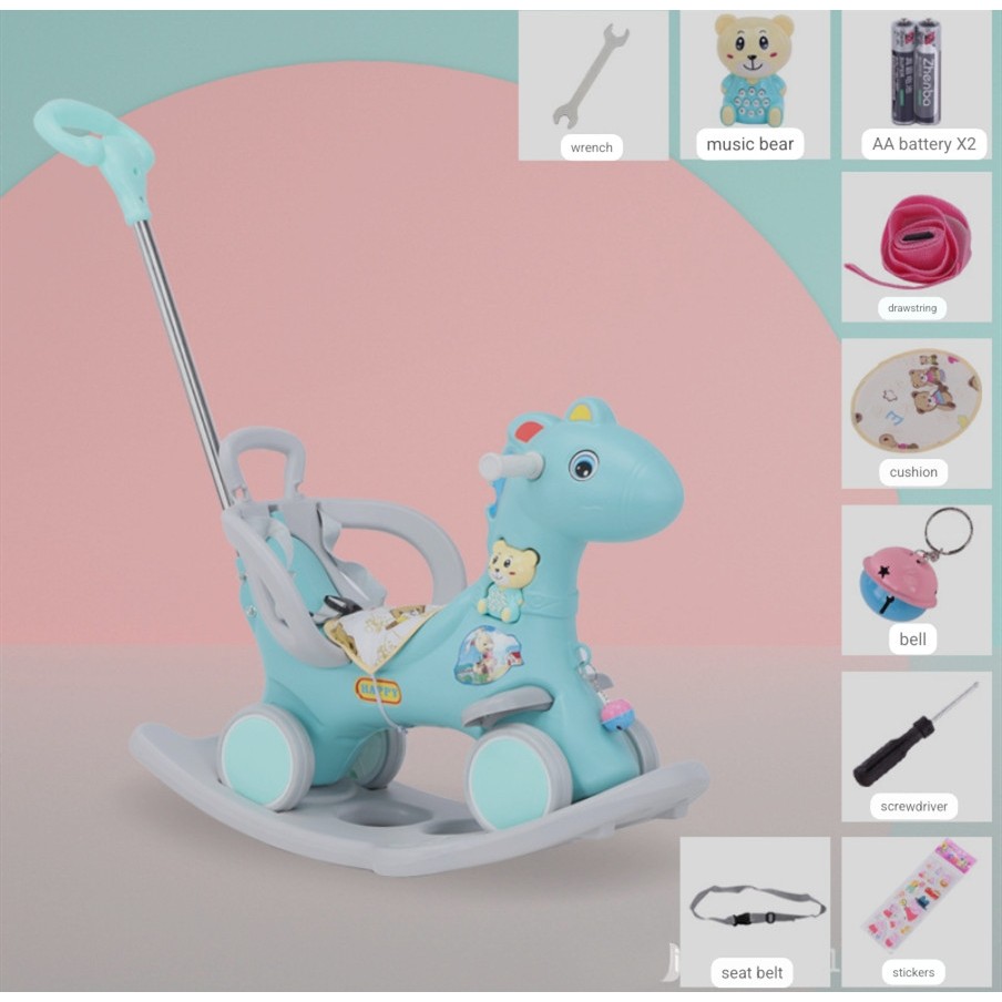 horse toy ride rocking horse for kids rocking chair for baby push car ...