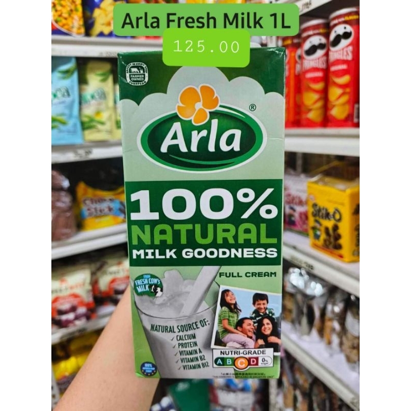 Arla Full Cream Milk 100% Natural 1 liter | Shopee Philippines