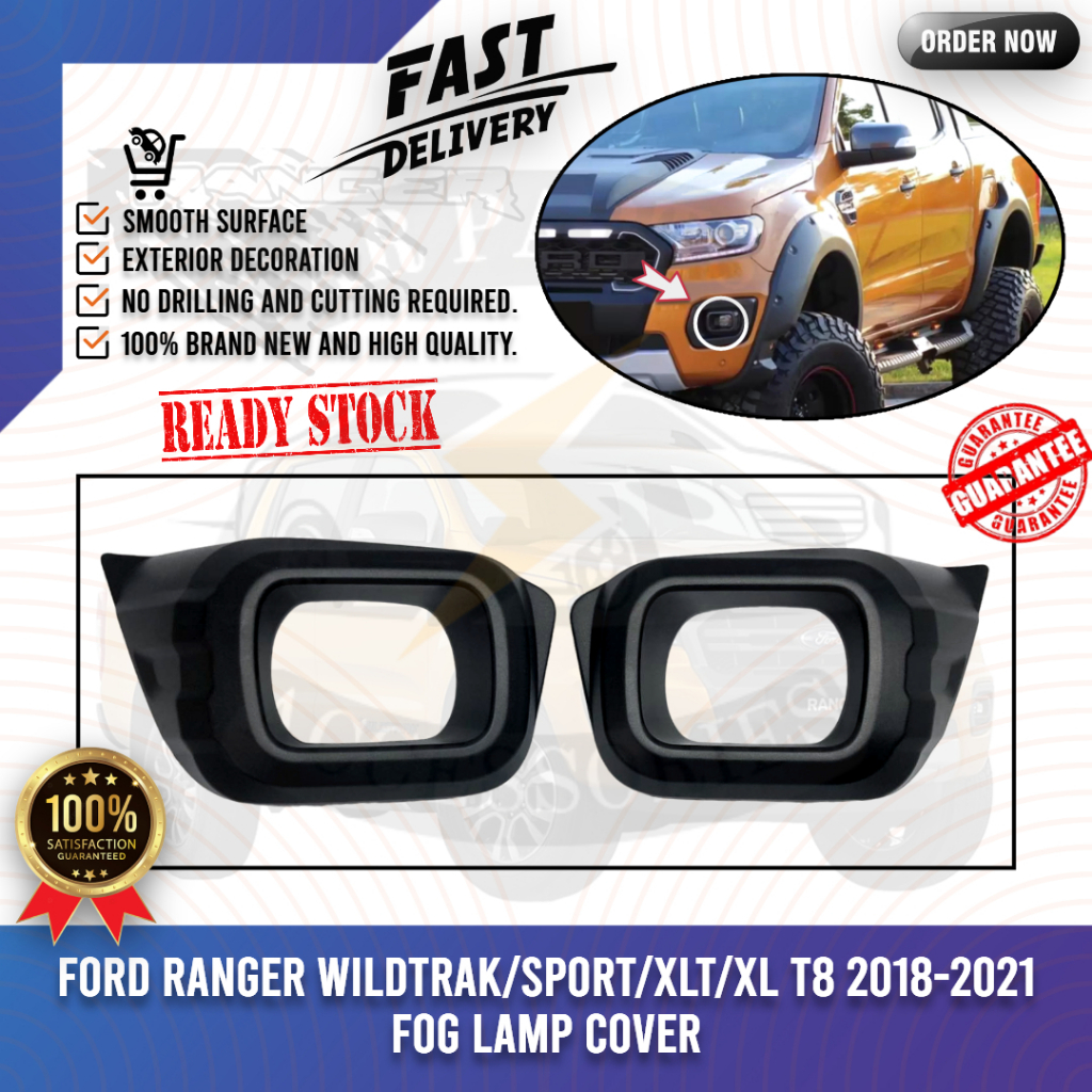CPA - FORD RANGER WILDTRAK/SPORT/XLT/XL T8 2018 - 2021 FOG LAMP COVER ...