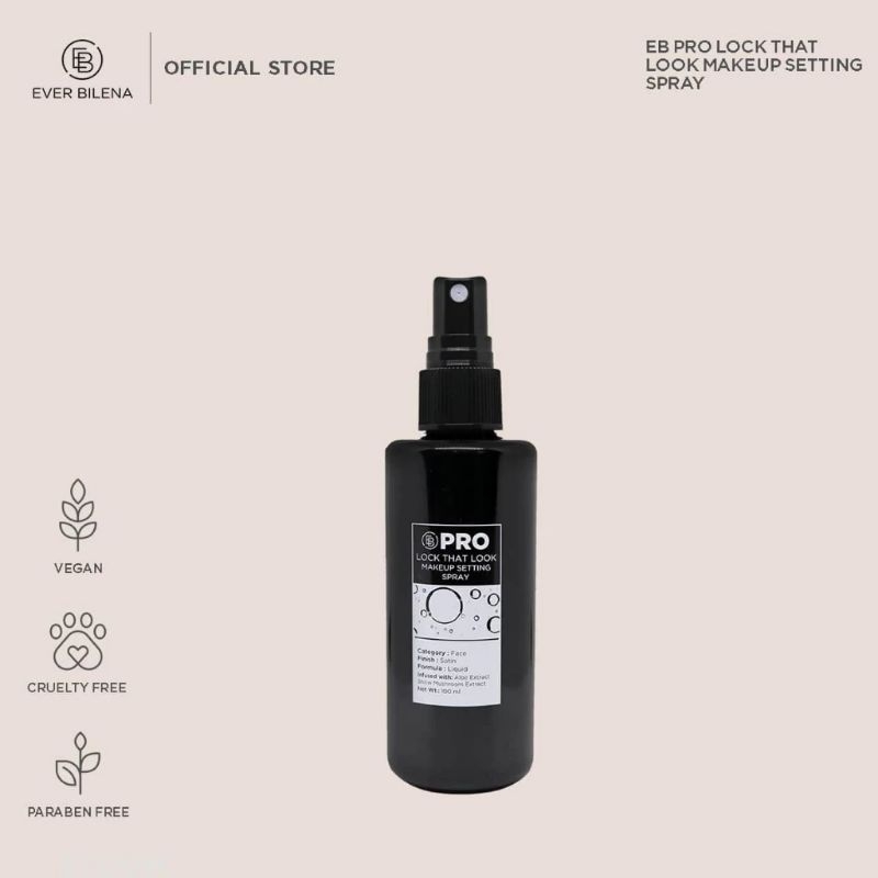 Ever Bilena Pro Lock That Look Make Up Setting Spray | Shopee Philippines