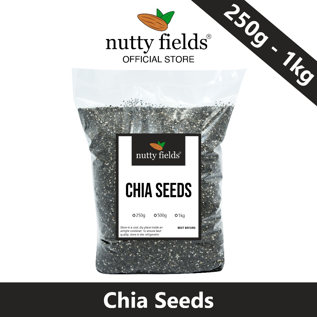 Chia Seeds (250g - 1kg) by Nutty Fields | Shopee Philippines