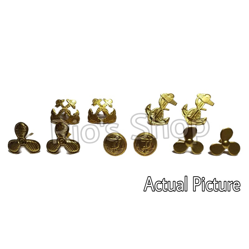 1 PAIR Logo Gold Plated for Shoulder Board | Shopee Philippines