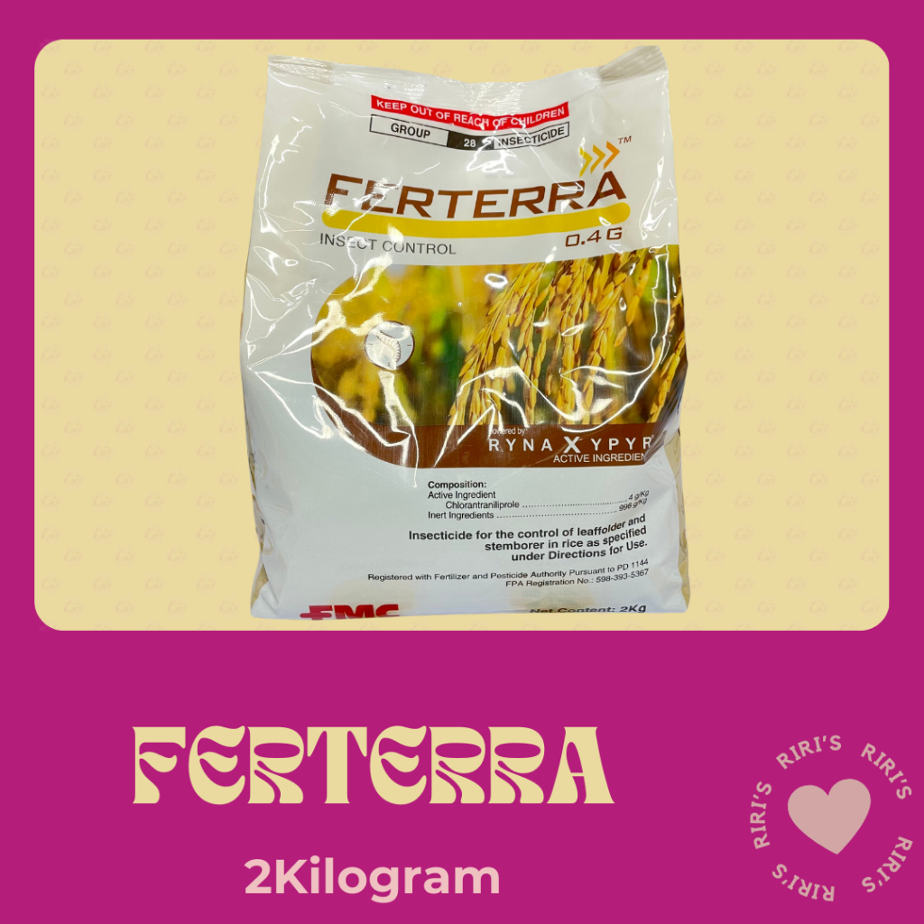 FERTERRA 0.4G | CHLORANTRANILIPROLE | 2KILOGRAM PACK | Shopee Philippines