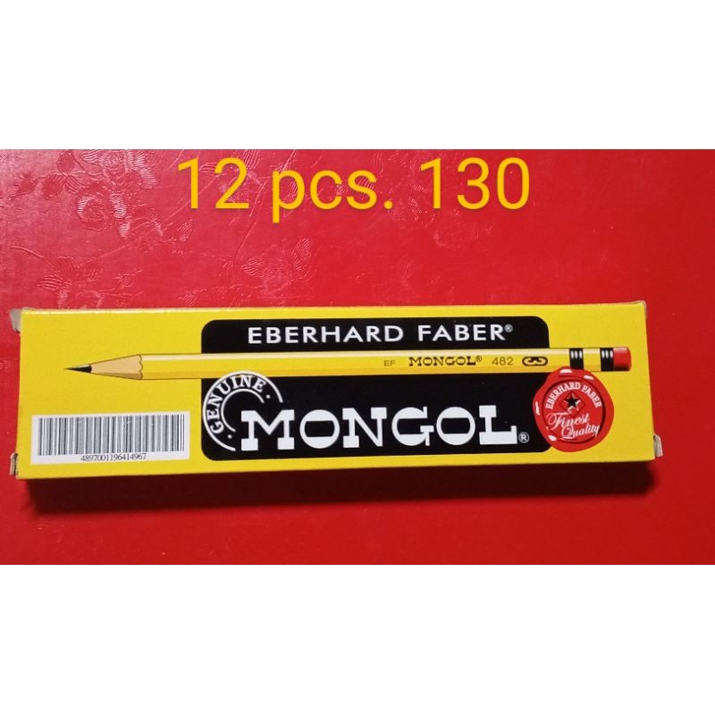 Pencil mongol sold per box 12 pcs. 130 pesos only. | Shopee Philippines